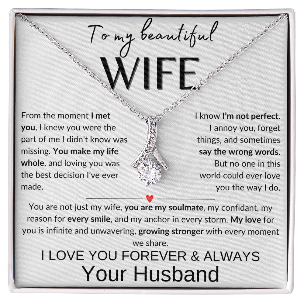 To My Beautiful Wife - A Token of Endless Love – Trendy Vault Trove